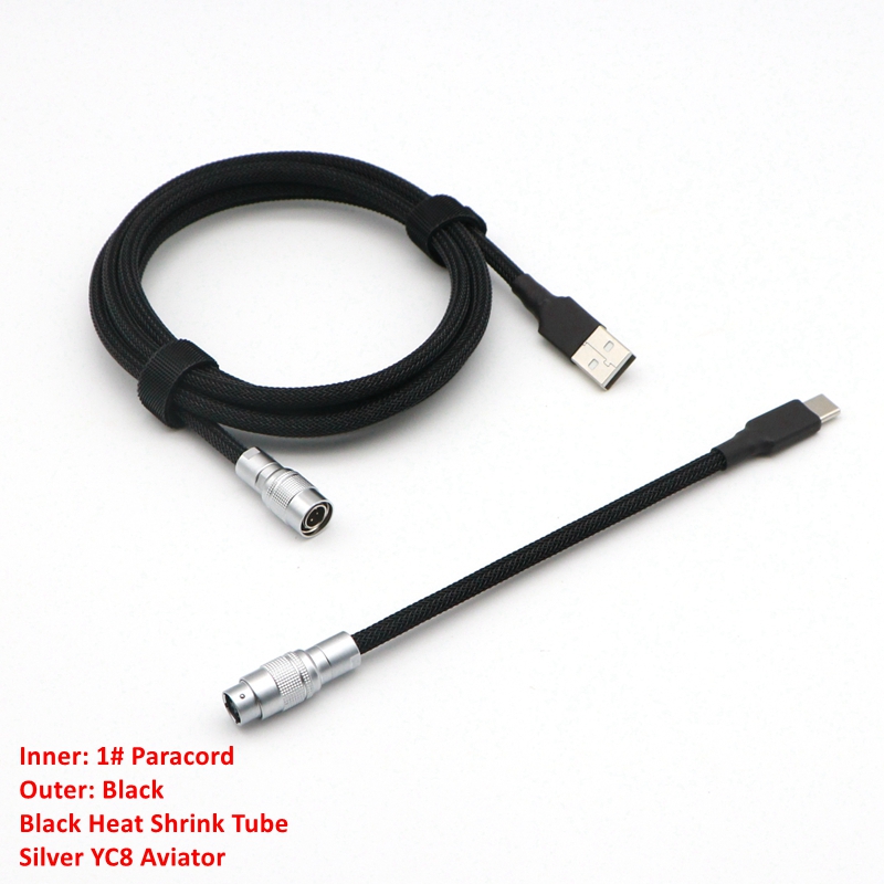 Hand Made USB-A to USB-C Mechanical Keyboard Cable With YC8 Aviator ...