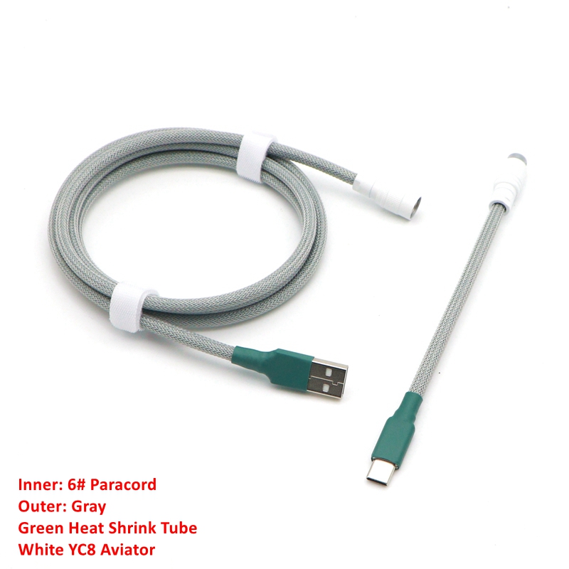 Hand Made USB-A to USB-C Mechanical Keyboard Cable With YC8 Aviator ...
