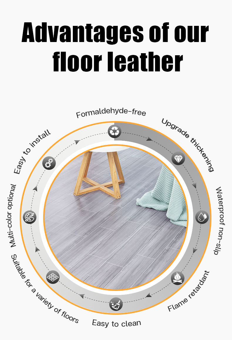 DIY Tikar Getah Tebal 16.4ft-49.21ft Large size PVC Floor Sticker ...