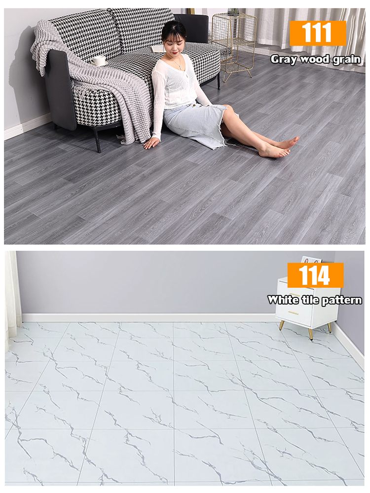 DIY Tikar Getah Tebal 16.4ft-49.21ft Large size PVC Floor Sticker ...