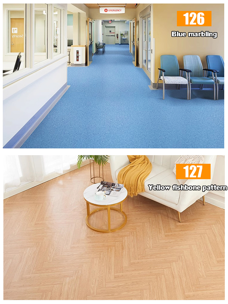 Tikar Getah tebal 1 gulung waterproof Floor sticker lantai Vinyl ...