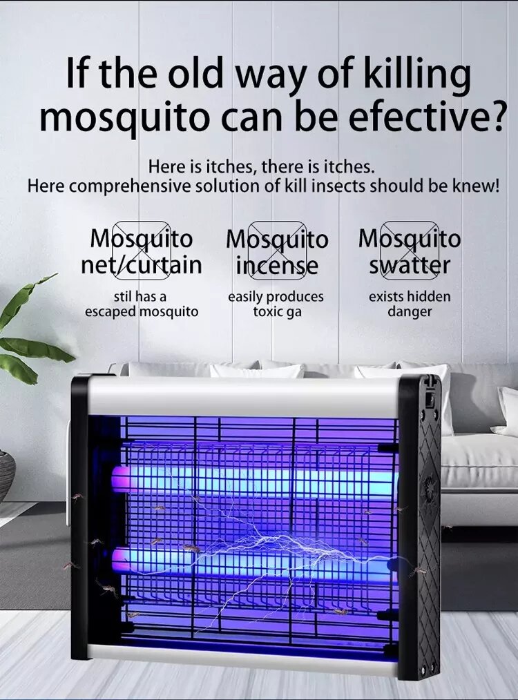 Electric Pest Killer 20W / 30W / 40W UV Lamp Flying Fly Insect Killer Mosquito Traps IK281 ...