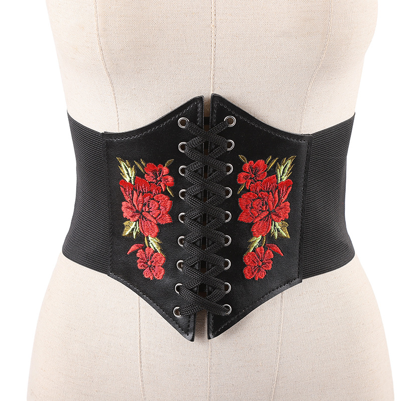 Hot Corset Wide Slimming Body Belts for Women Elastic High Strap ...