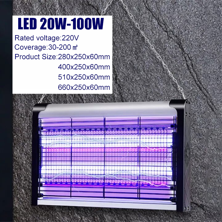 Electric Pest Killer 20/30/50/100W UV Lamp Flying Fly Insect Killer ...