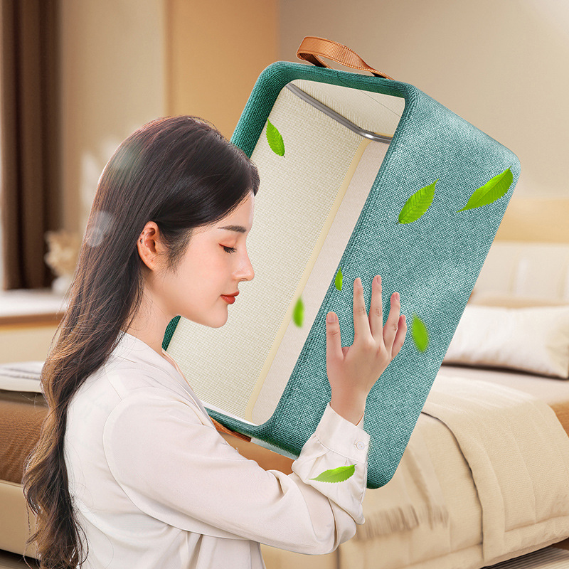 Steel frame cation storage box clothes arranging box fold the clothes ...