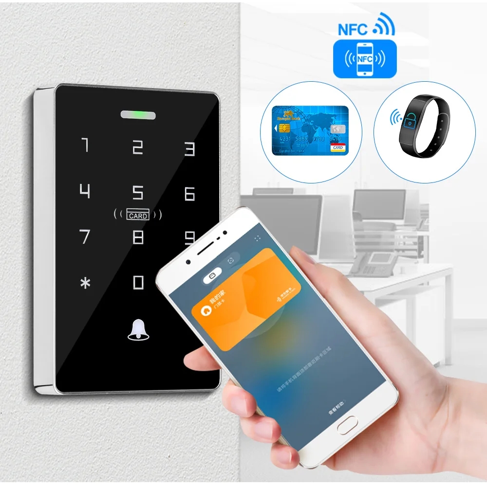Outdoor Access Control System Kit Set Waterproof RFID Keypad 125KHz 13 ...
