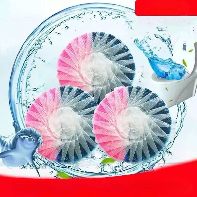 💫💫(New formula) 2IN1 toilet deodorant blocks Remove stains twice as muchpink blocks for toilet ...