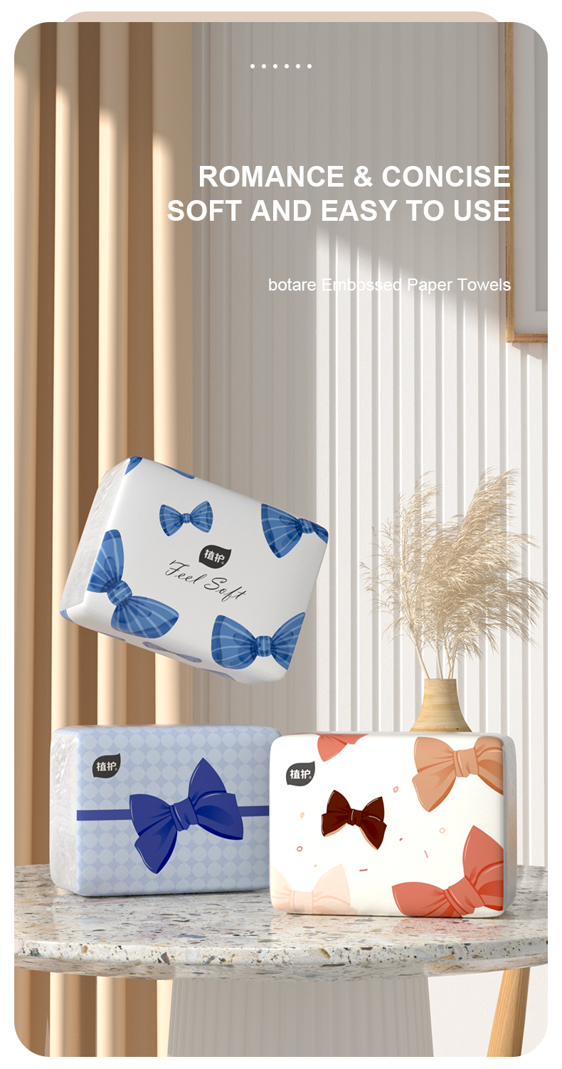 【20/40 packs】Botare Air-Cushion Tissue Paper 4-ply Facial Tissues Soft ...
