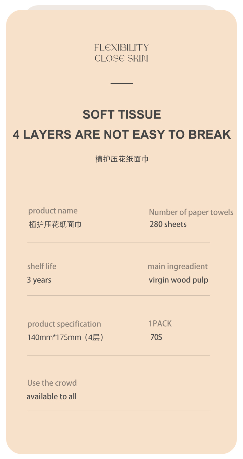 【20/40 packs】Botare Air-Cushion Tissue Paper 4-ply Facial Tissues Soft ...