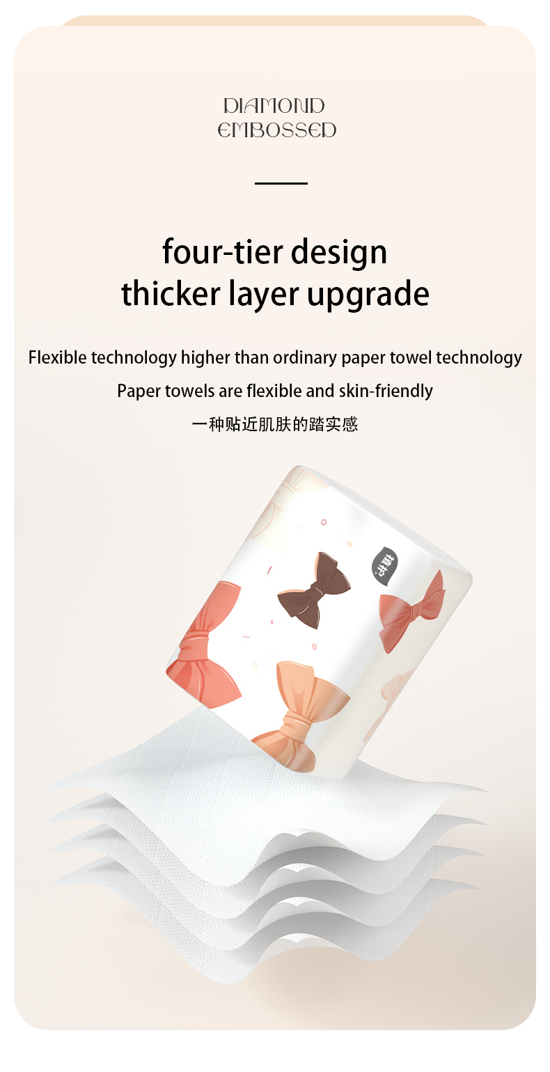 【20/40 packs】Botare Air-Cushion Tissue Paper 4-ply Facial Tissues Soft ...