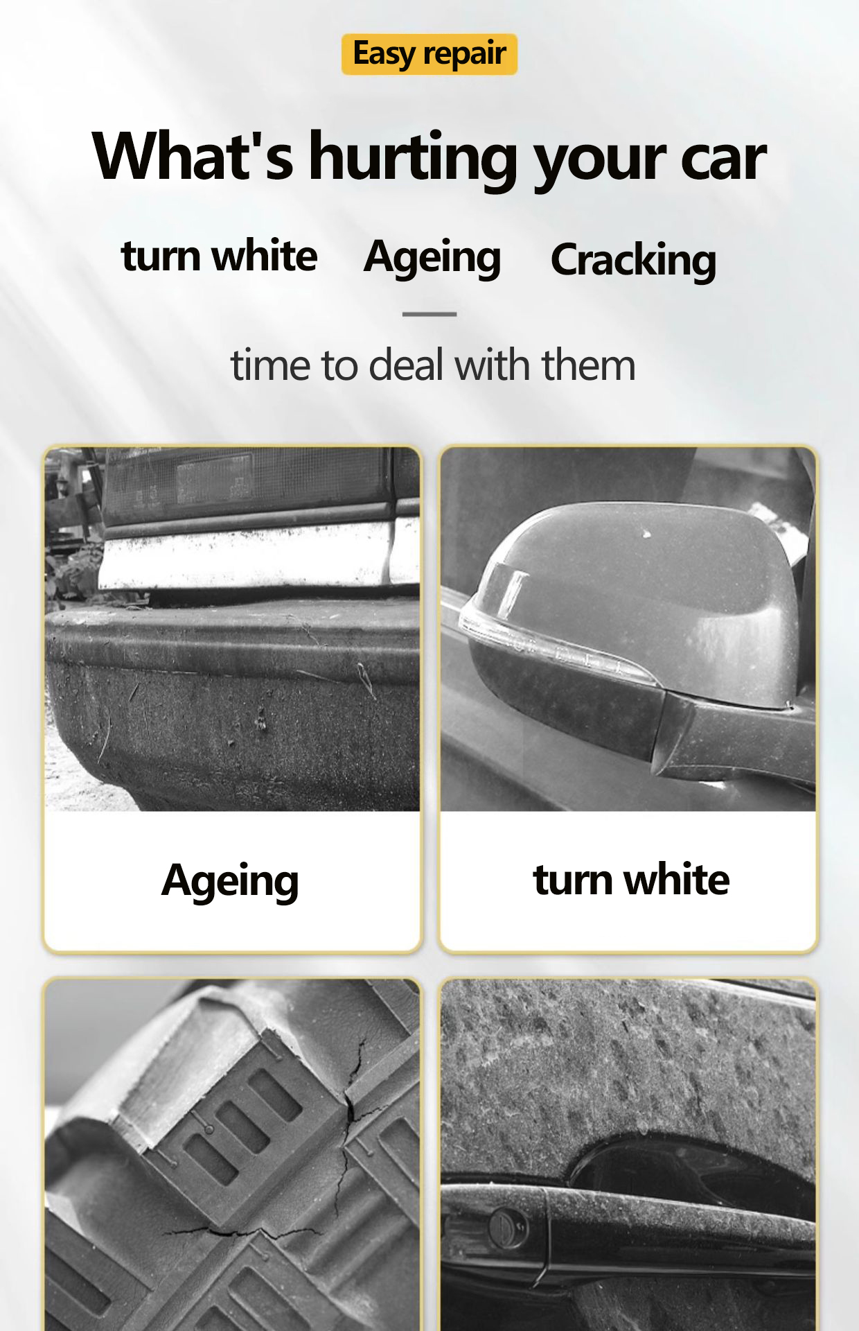 2025 New TTG Car Plastic Coating Dashboard Coating Car Plastic Restore ...