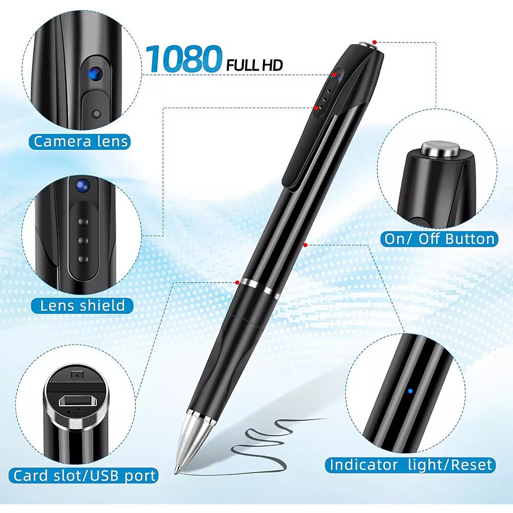 2025 New 1080P HD Mini Pen Camera Portable Body Video Recorder DVR Mini ...