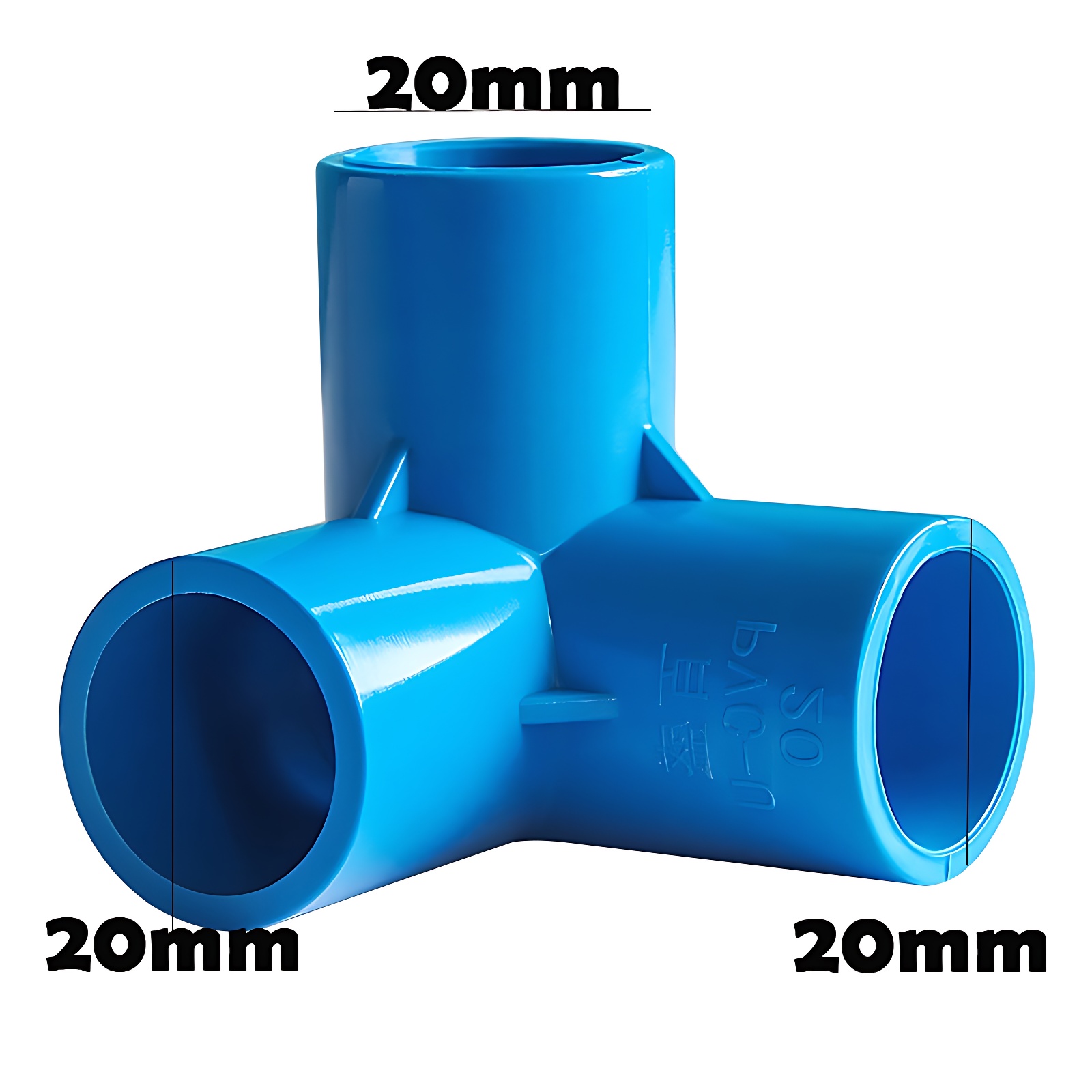 PVC Accessories Connector 20mm Socket Elbow Tee Pt Valve End Cap PVC ...