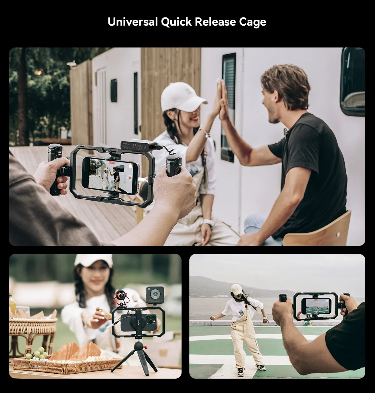 SmallRig Universal Quick Release Mobile Phone Cage MC4 MagSafe for ...