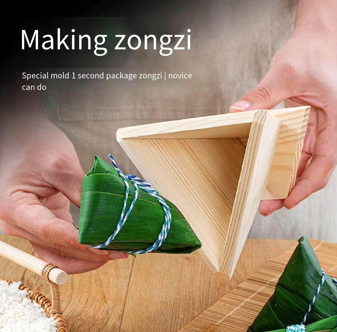 Traditional Chinese Food Dragon Boat Festival Zongzi Mold Sticky Rice ...