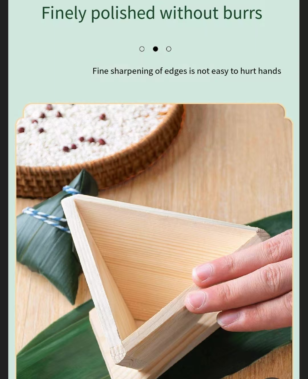 Traditional Chinese Food Dragon Boat Festival Zongzi Mold Sticky Rice ...