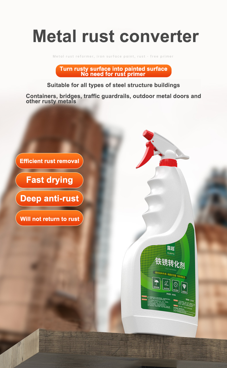 No sanding rust removal！！BL Rust converter spray Anti rust spray Anti ...