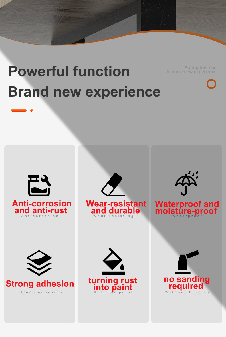 No sanding rust removal！！BL Rust converter spray Anti rust spray Anti ...