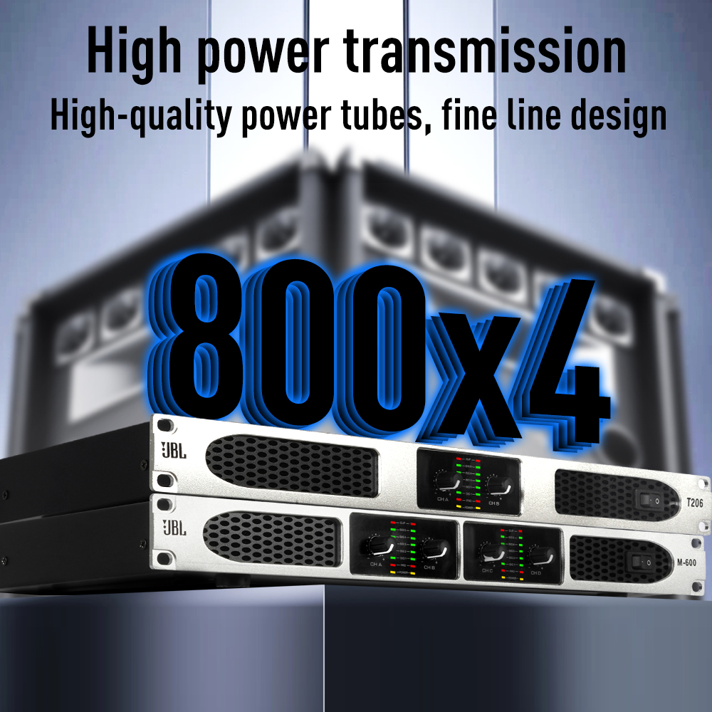 Professional stage digital power amplifier, single channel 1500W ...