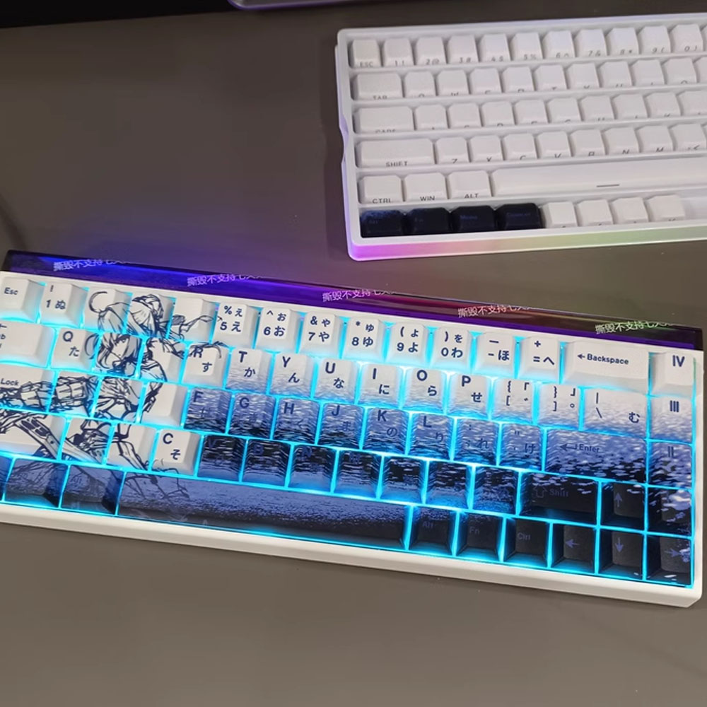 Saber Keycaps Cherry Profile PBT Five-sided Dye Sublimation Japanese ...