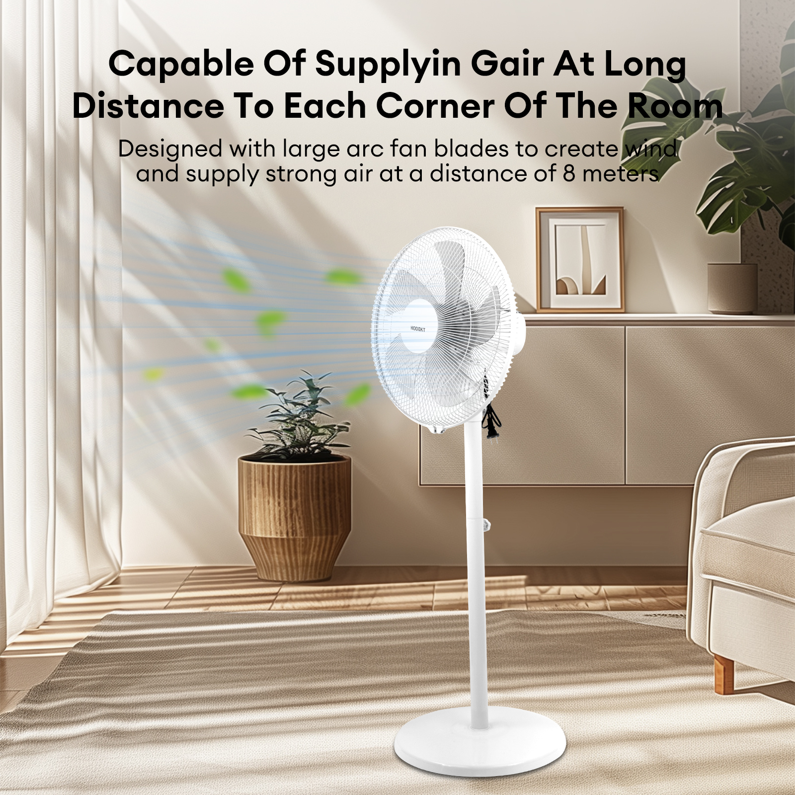 HODEKT【1 Year Warranty】Stand Fan 16 Inch Kipas Berdiri With Remote ...