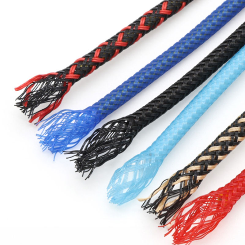 PET Expandable Braided Cable Sleeve Triple Weave Encrypted Snake Skin ...