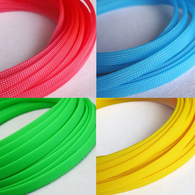 PET Expandable Braided Cable Sleeve Triple Weave Encrypted Snake Skin ...