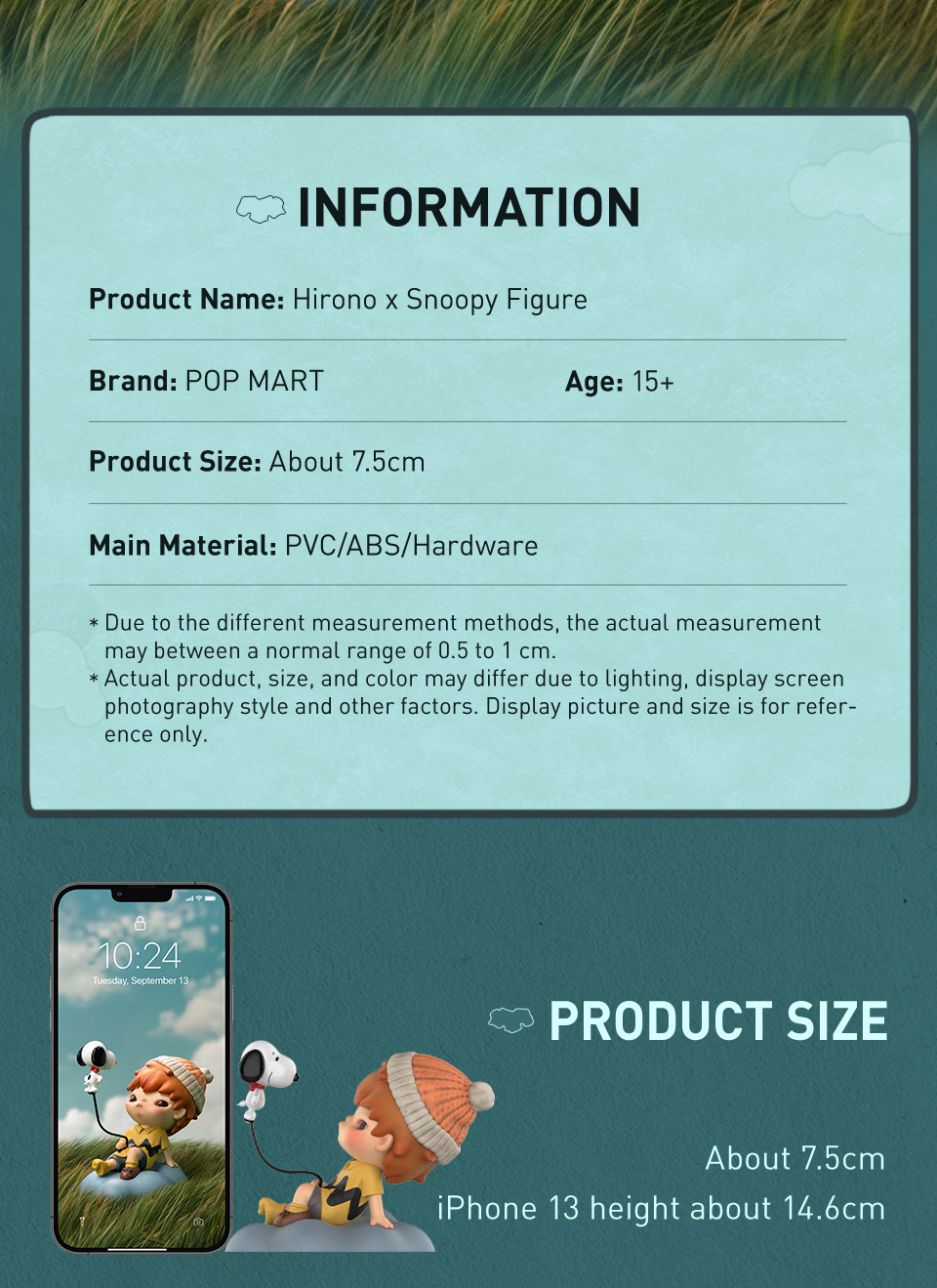 POP MART Hirono x Snoopy Figure | Shopee Malaysia