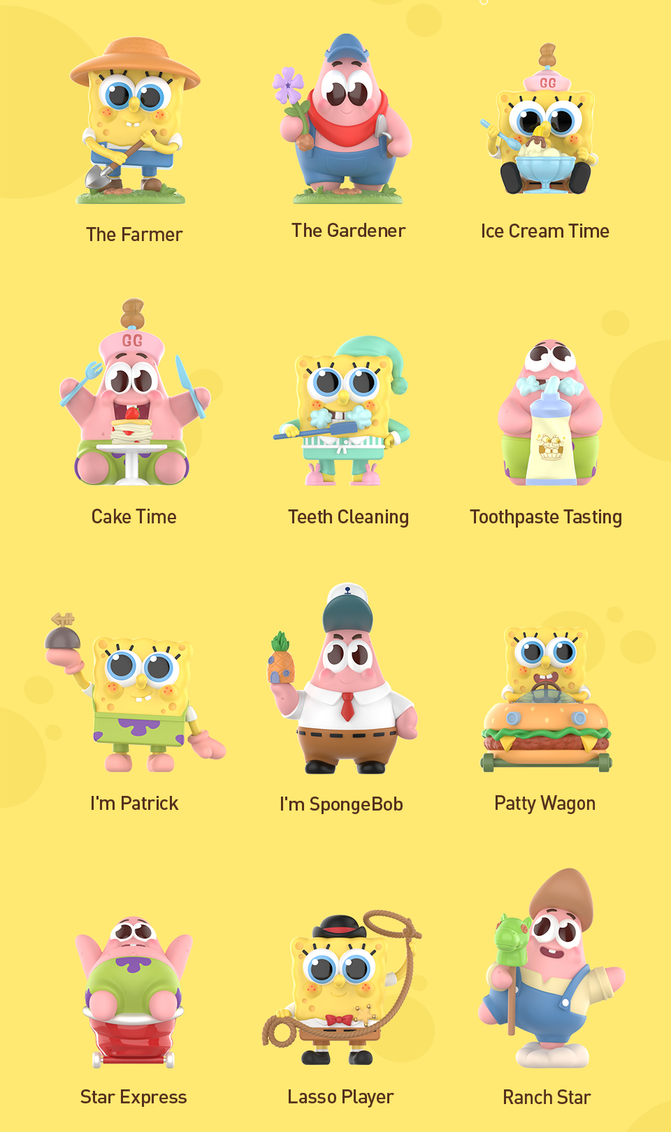 POP MART SpongeBob Best Friends Series Figures | Shopee Malaysia
