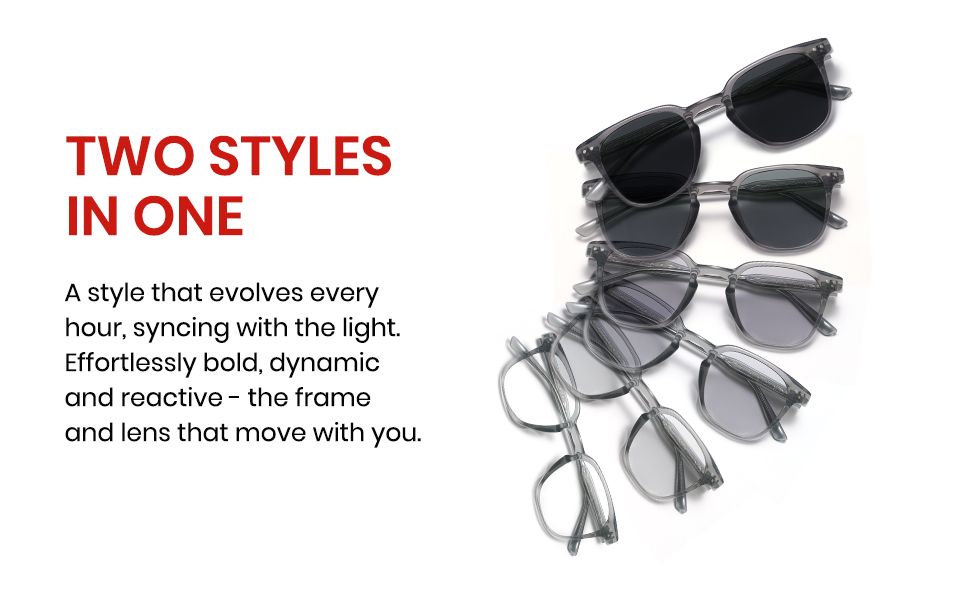 Cyxus Photochromic Sunglasses Women Anti Blue Light Glasses Scratch ...