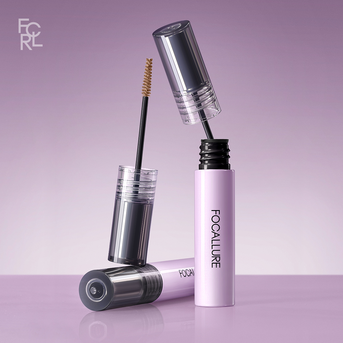 FOCALLURE Full-cover Korean Eyebrow Mascara Slim Brush Waterproof ...