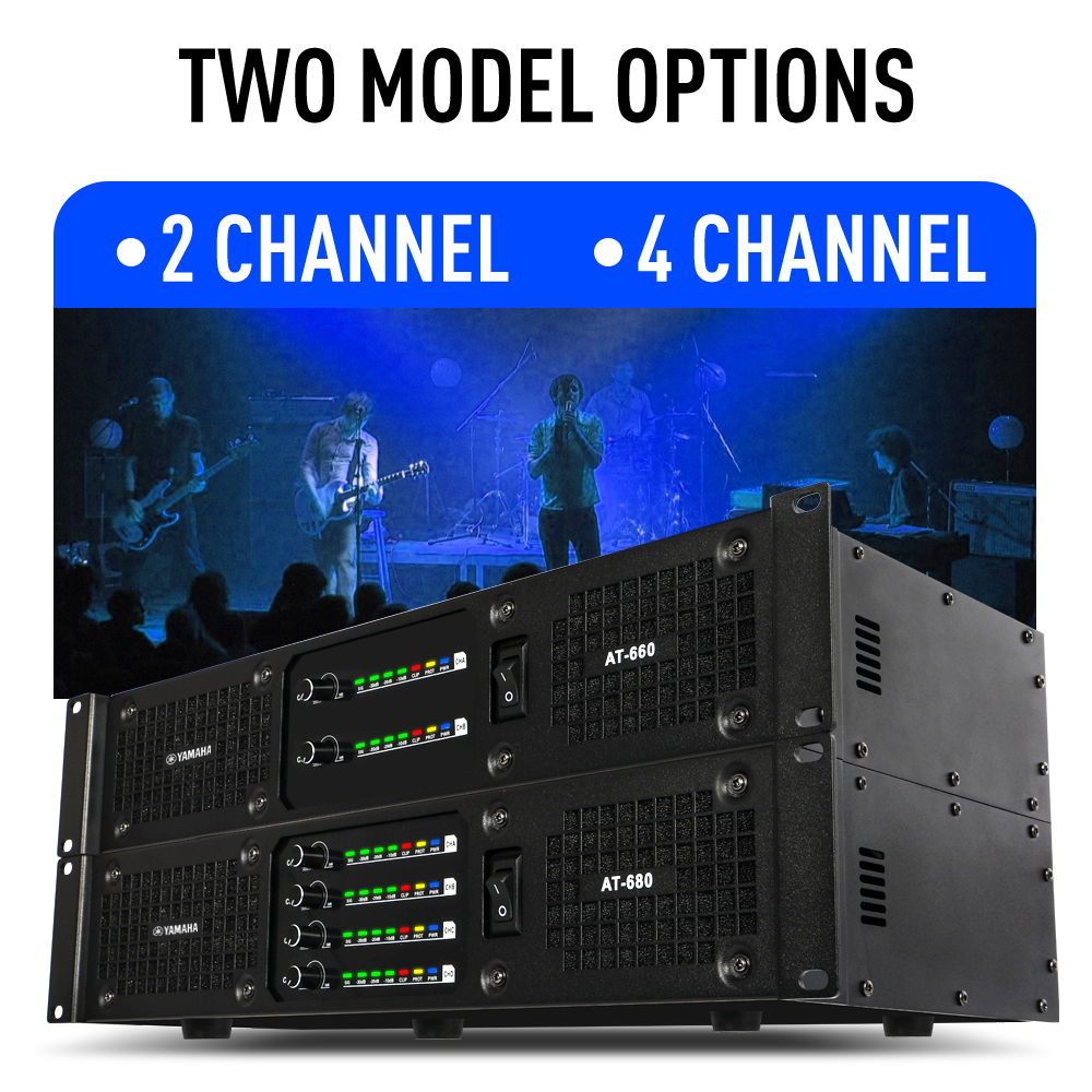 YAMAHA power amplifier H2000/H4000 1500W4 channel/2 channel digital ...