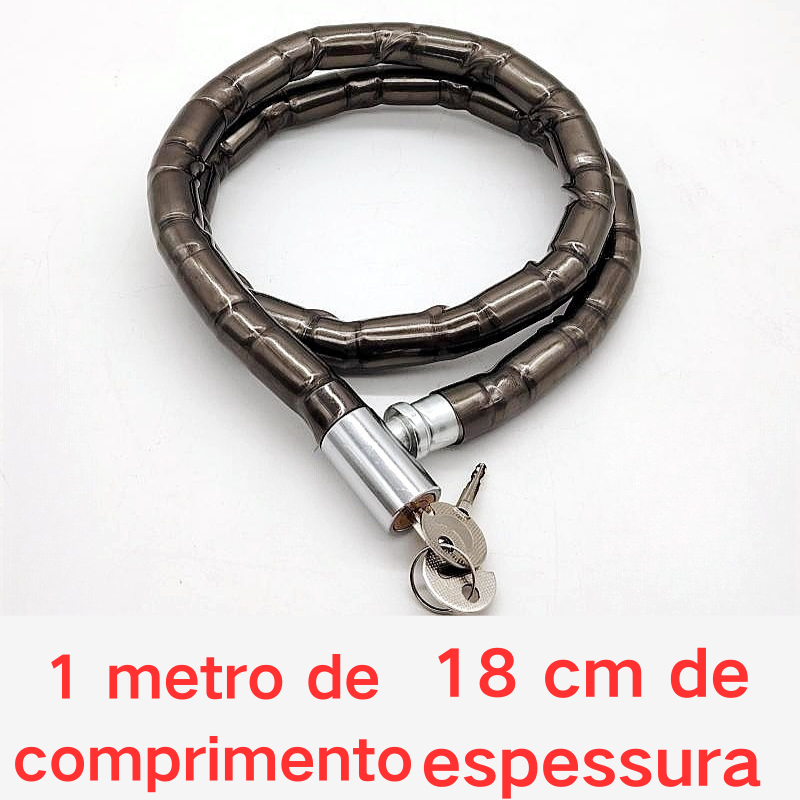 Heavy Duty Chain Lock, Anti-Theft for Motorcycles and Bicycles, Thick ...