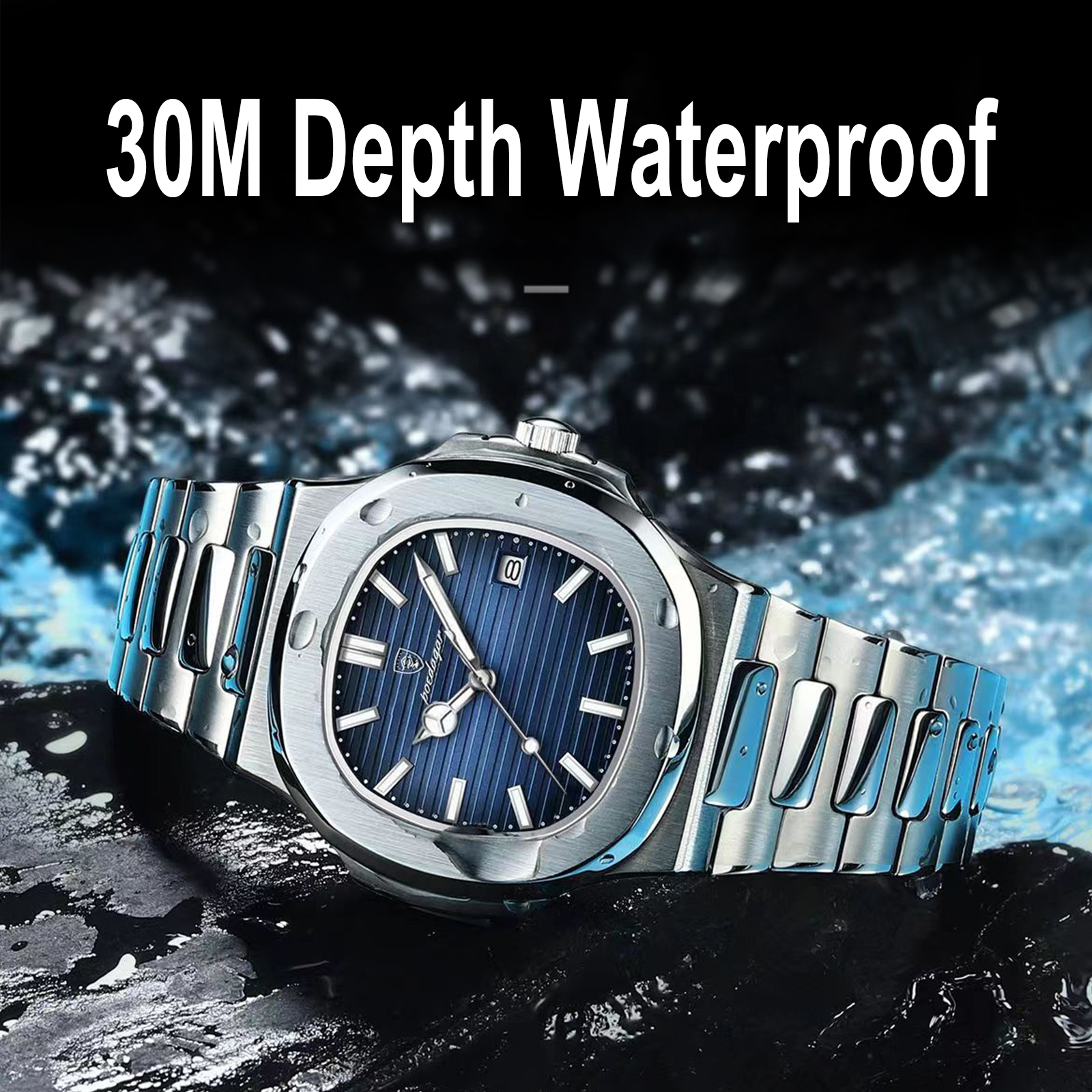 In Stock 】New Fashion Unisex Steel Band Watch High-end Ultra-thin Steel ...