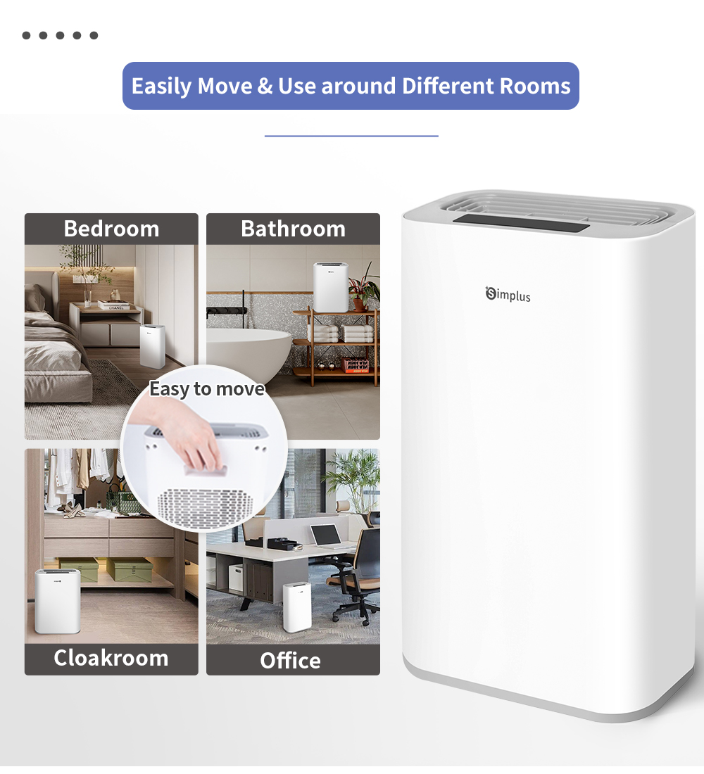 Simplus Dehumidifier | 400ml/Day | 2.5L Water Tank