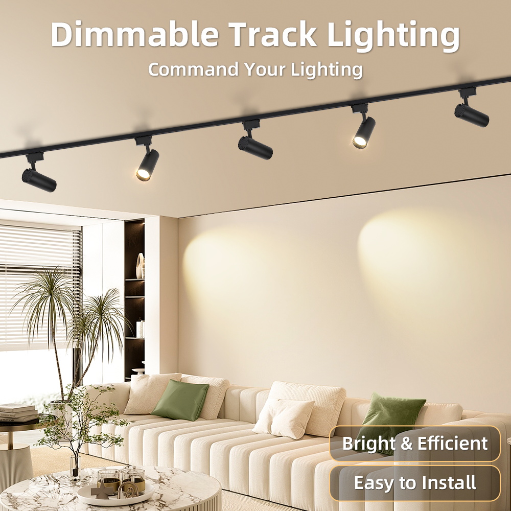 Dimmable Track Light Set 3 Colour Spotlight Led Lampu Track 20W with ...
