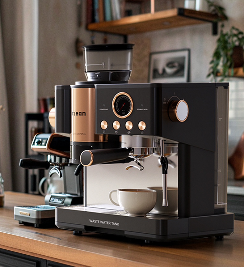 TJean Espresso Semi-automatic Coffee Machine ULKA Pump CoffeeMaster X1 ...