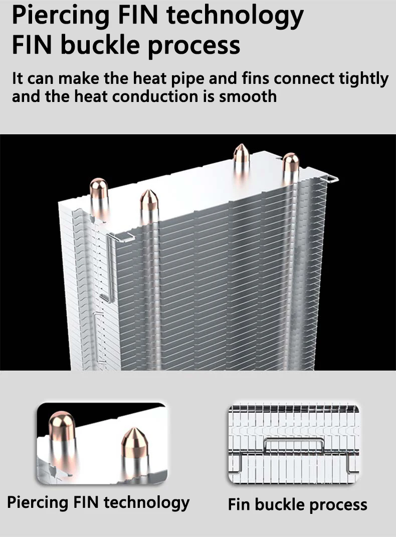 HUANANZHI A02 PRO CPU Cooler 92mm 3Pin Color Fan Quiet Intel LGA 1700 ...