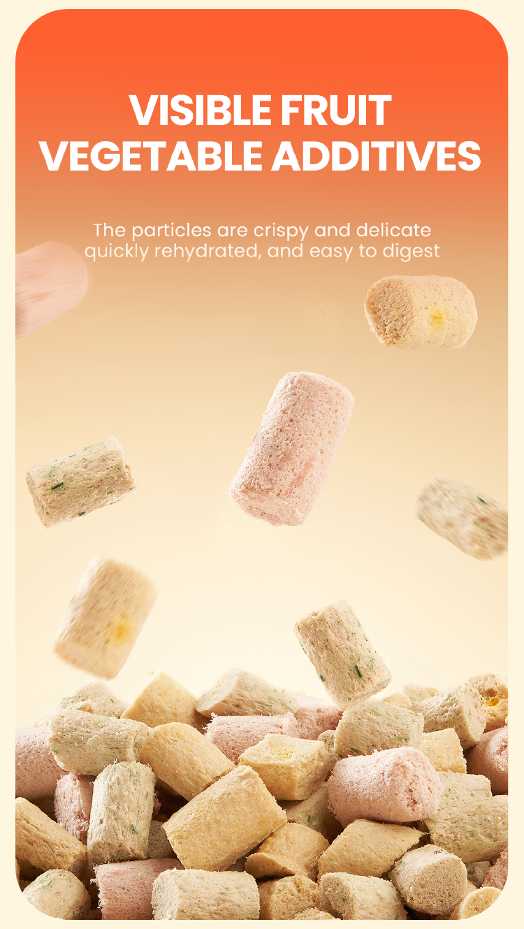 Bright Cat Freeze Dried Booster Grass Completed 布兰德全价猫粮主食果蔬冻干 (15g x 21 ...