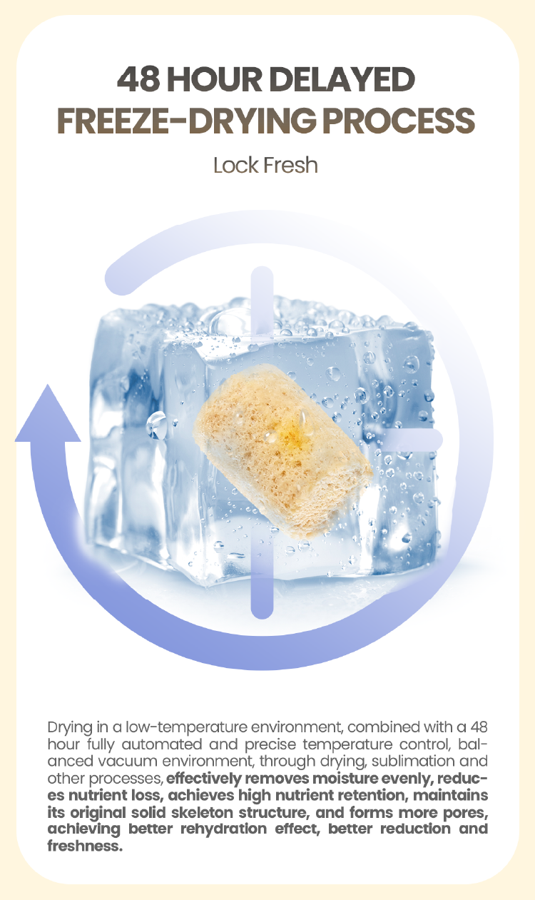 Bright Cat Freeze Dried Booster Grass Completed 布兰德全价猫粮主食果蔬冻干 (15g x 21 ...