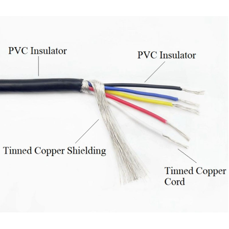 UL2547 Signal Shielded Cable 30 28 26 24 22 20 18 AWG 2 3 4 5 6 7 8 ...