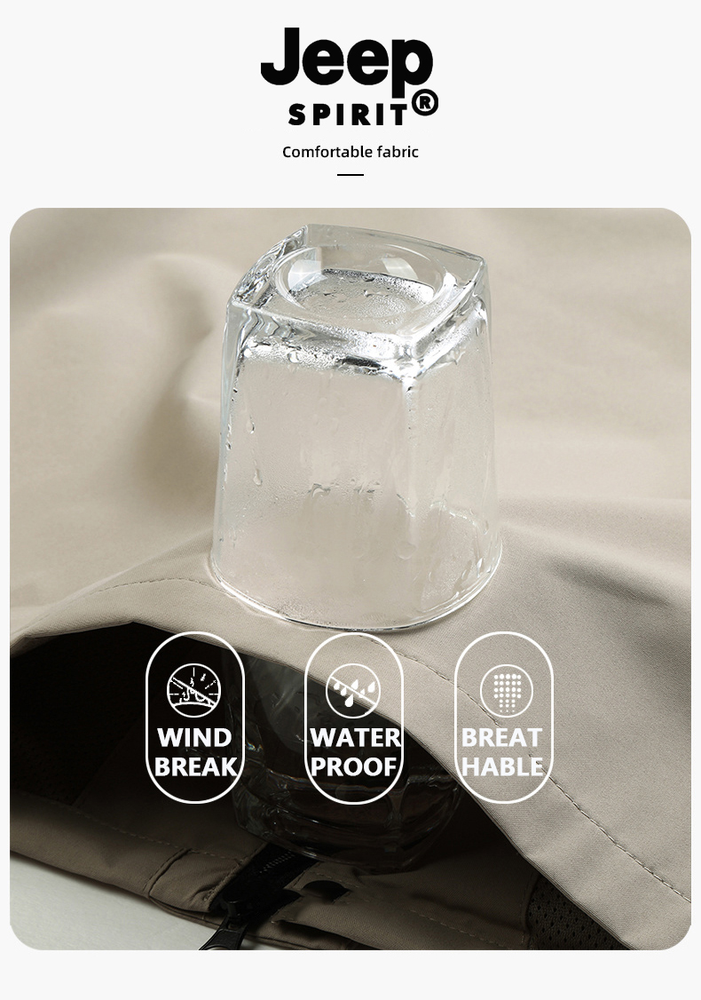 【2-3 days arrive!!!】Jeep Spirit Outdoor Waterproof Jacket For Men ...