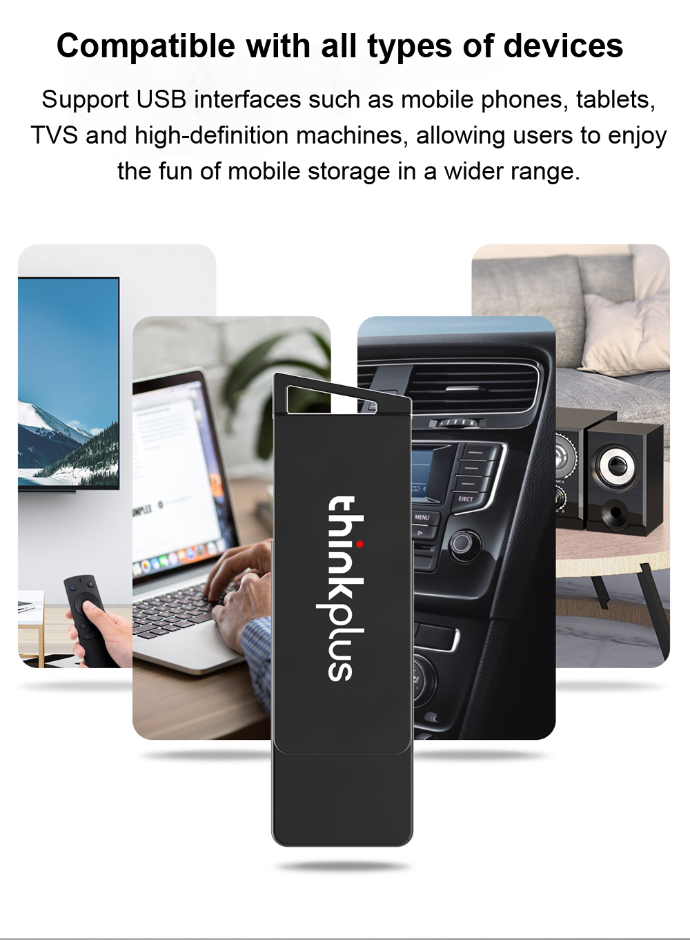 Lenovo thinkplus USB Flash Drive 32/64/128/256Gb USB3.0 5Gbps (MU241 ...