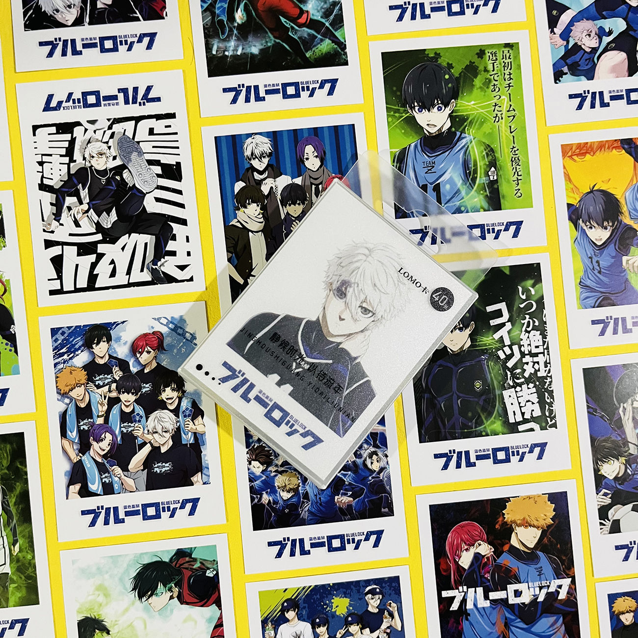 100Blue lock lomo card itoshi rin Nagi Seishiro photocard anime komik ...