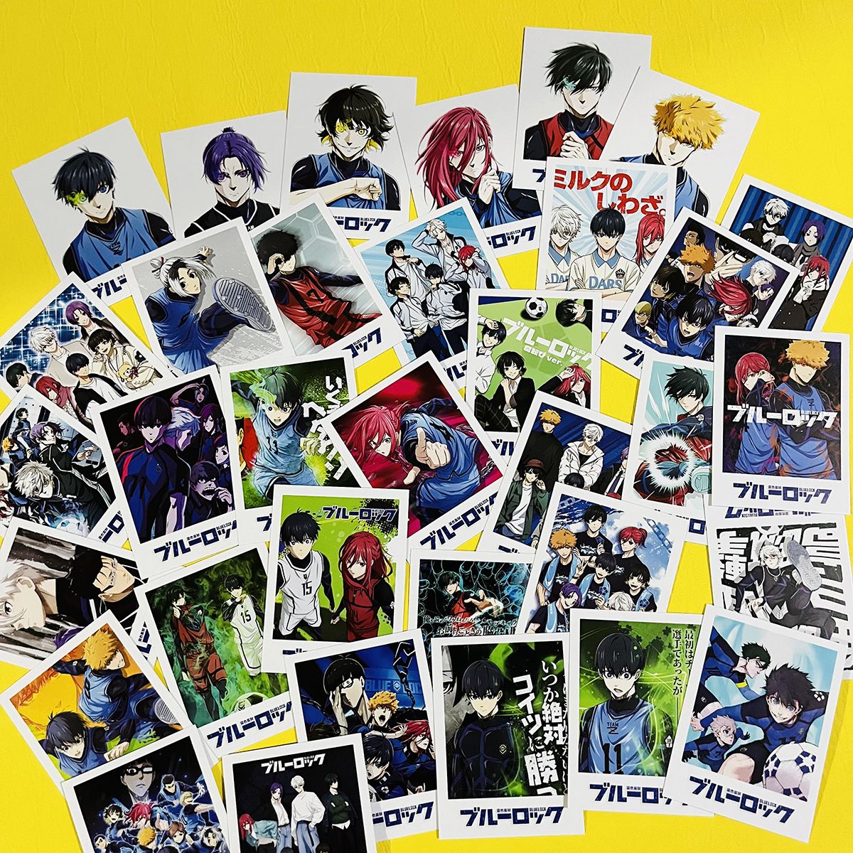 100Blue lock lomo card itoshi rin Nagi Seishiro photocard anime komik ...