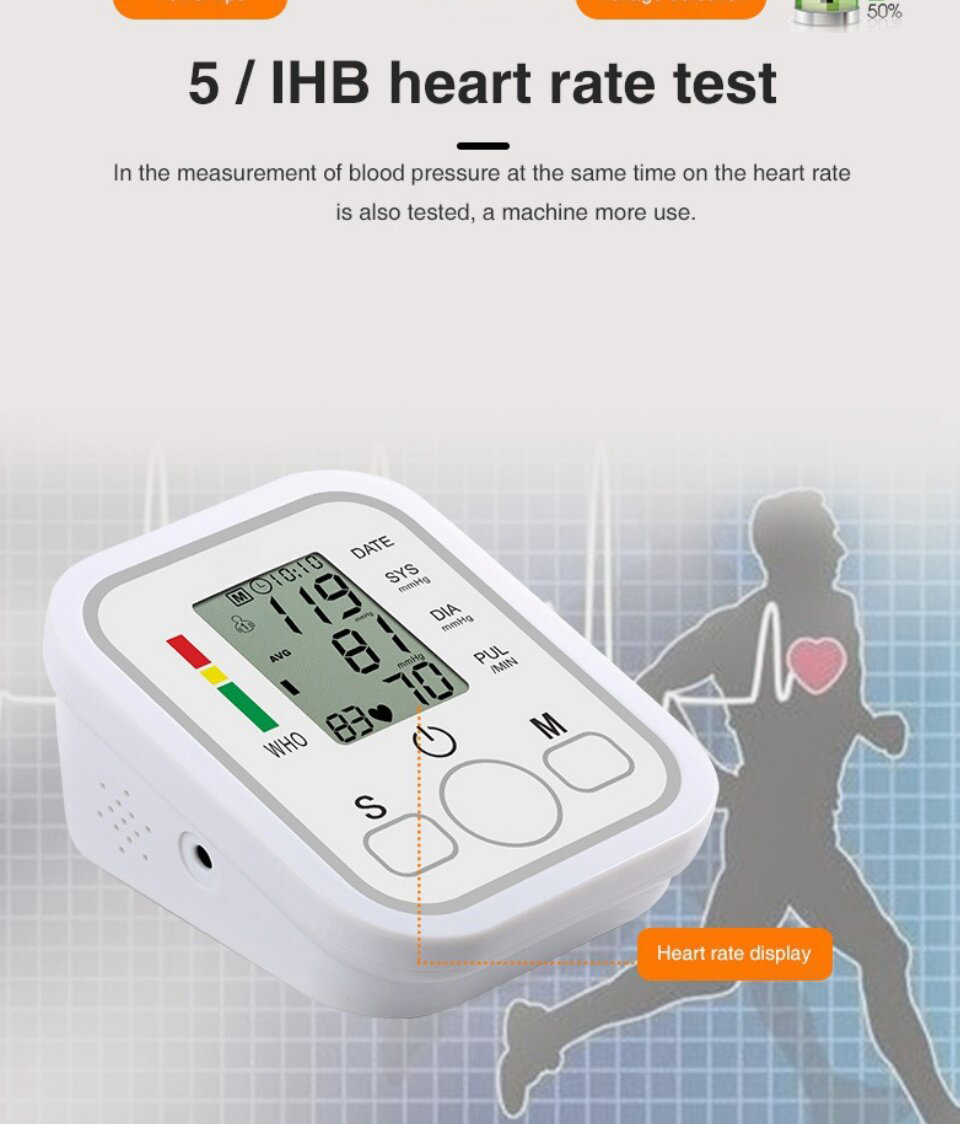 【TOSHIBA】Arm Type Digital Blood Pressure Monitor original Machine LCD ...
