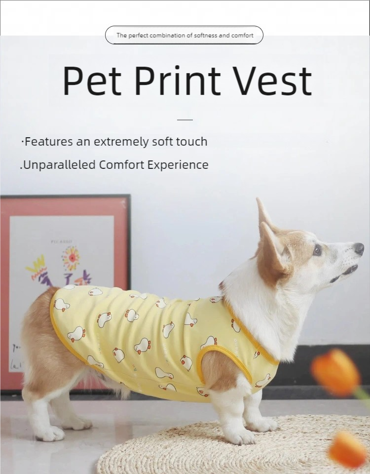 Dog Clothes Pet Clothes for Corgi Autumn Style Abrasionproof Cotton ...