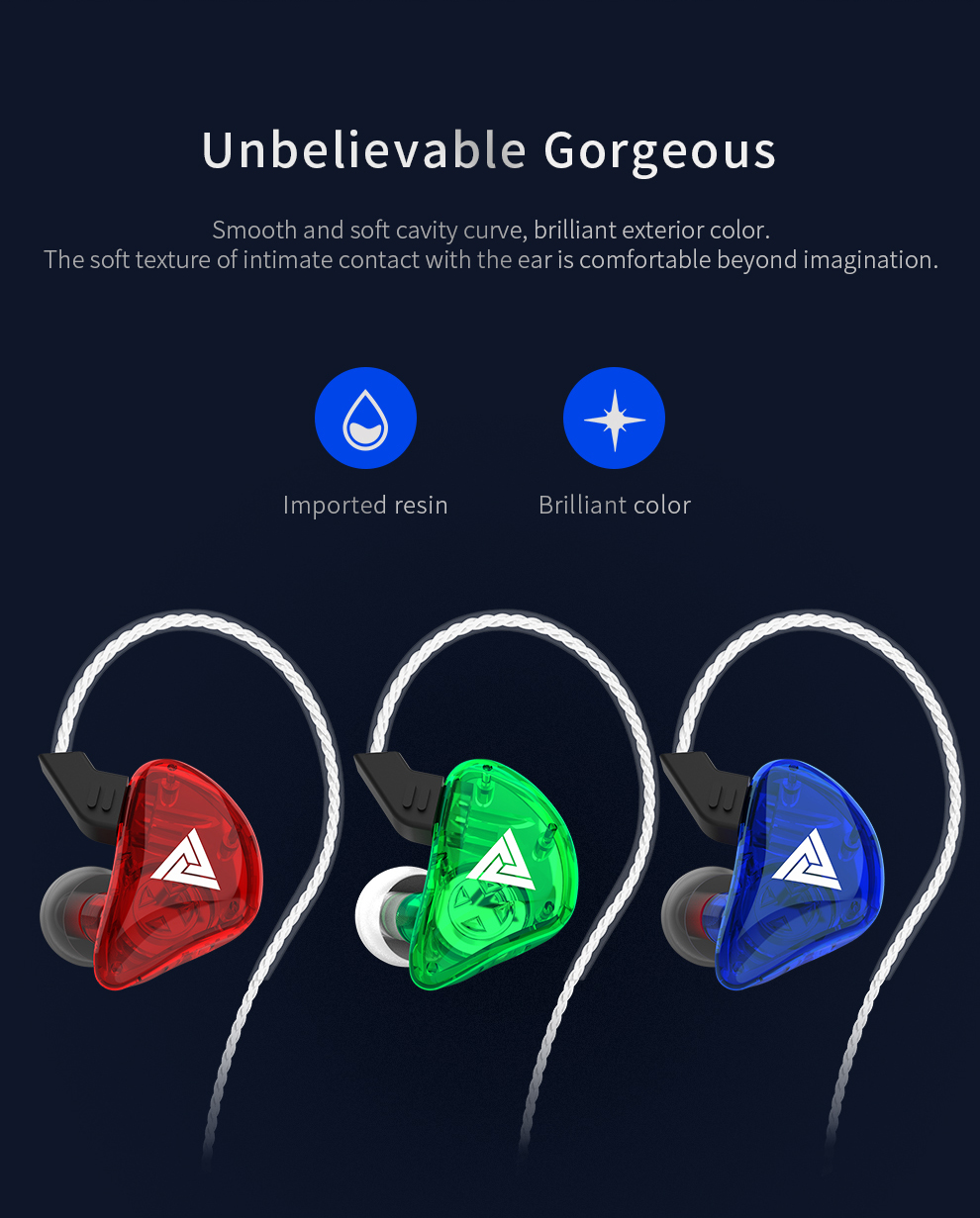 QKZ CK5 Earphone Sport Earbuds Stereo earphone Music Cell Phone Running ...