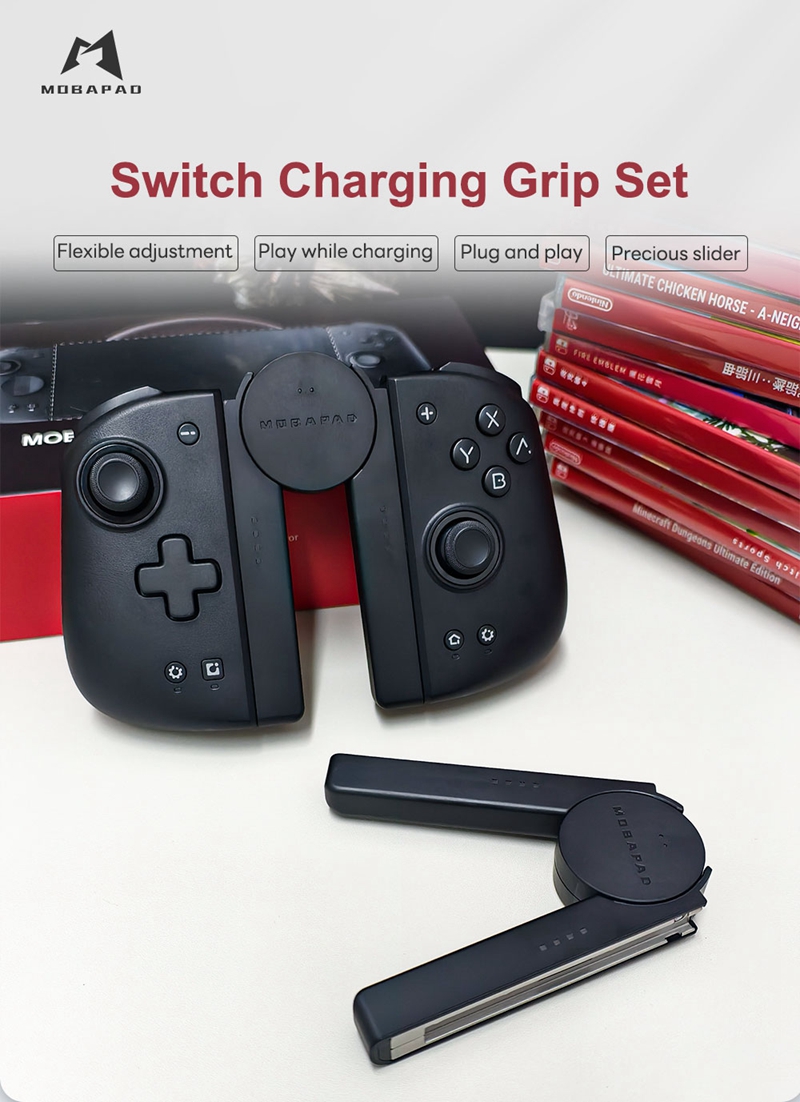 [Kam]MOBAPAD SA1 Switch Charging Grip for Nintendo Switch Compatible ...