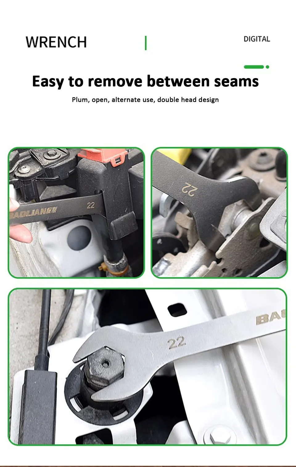 Ultra-thin Open End Wrench 5-32MM Ratchet Wrenches Universal Spanners ...